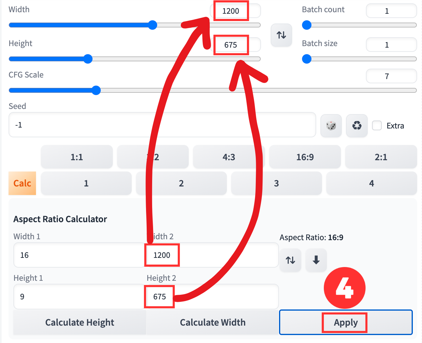 Stable Diffusionの画像サイズ指定・保存方法｜Aspect Ratio selectorの使い方